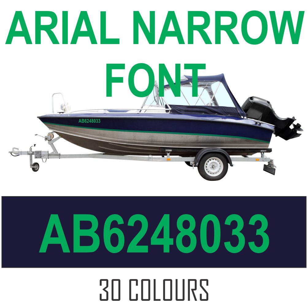 Boat Numbers Canada Boat Decals Registration Numbers Custom Boat Decal